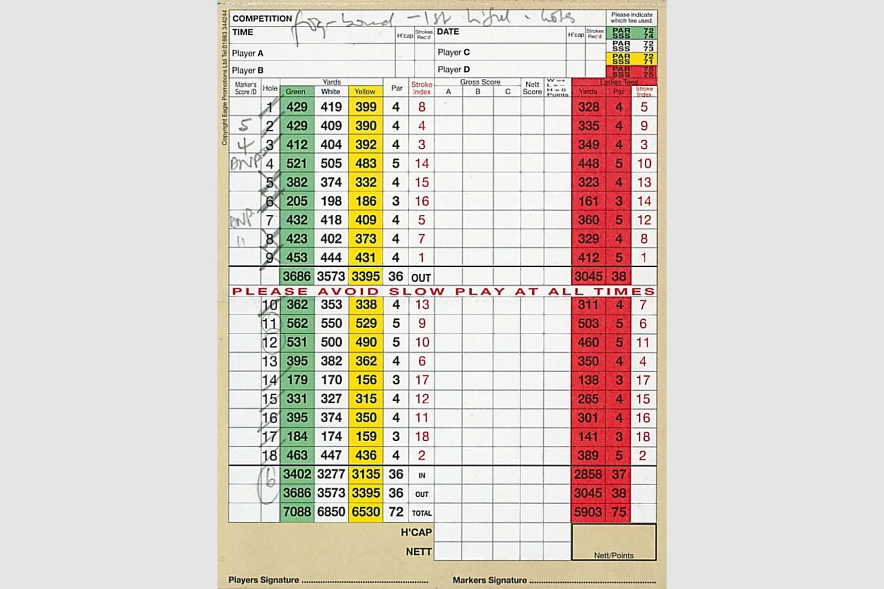 Slaley Hall Golf Club (Priestman Course) | Golf Course in HEXHAM | Golf ...