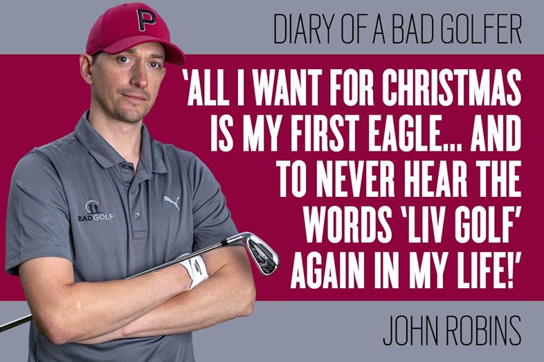 John Robins: “I’m asking Santa to make my golf wishes come true!”