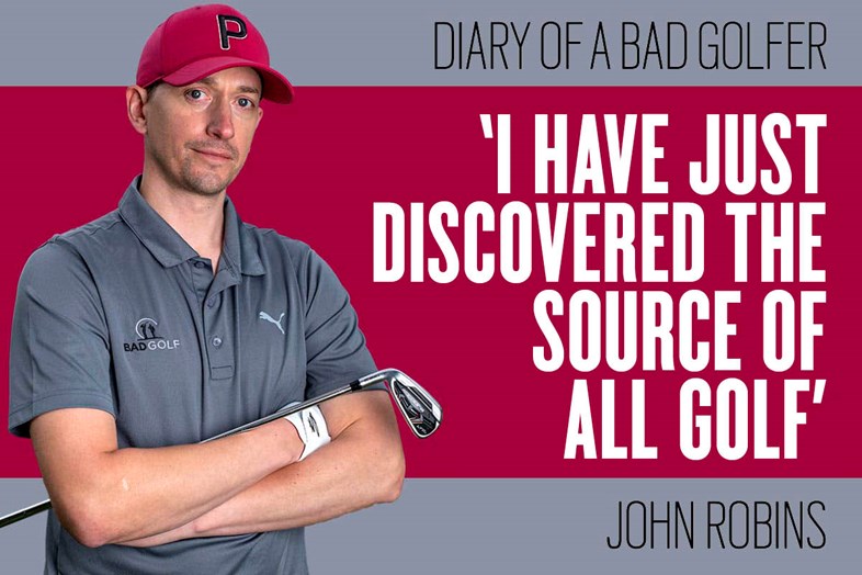 John Robins: “I have just discovered the source of all golf!”