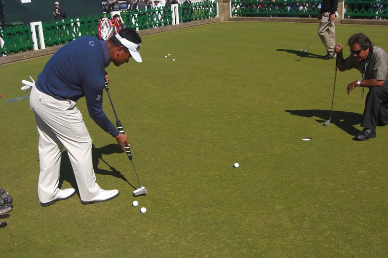 KJ Choi opts for revolutionary putting method