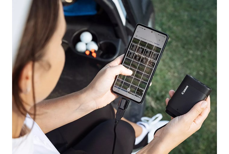 Canon PowerShot: A golf rangefinder with built-in camera!