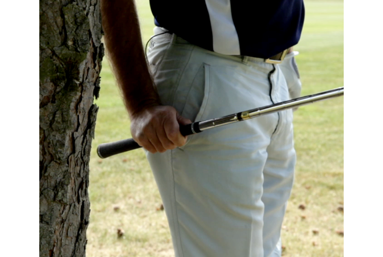 Recovery Zone – Backhanded tree trunk shot