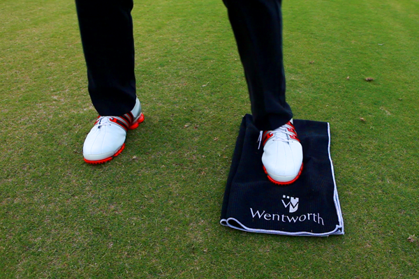 Use a towel to improve your weight transition