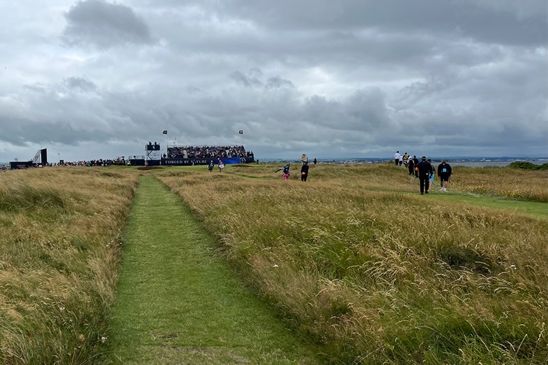 My first time inside the ropes at The Open Championship