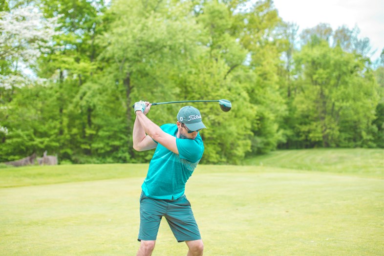 I gained 24 yards after one golf lesson with Lee Cox