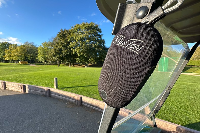 Party mode on the golf course with the Blue Tees Speaker GO