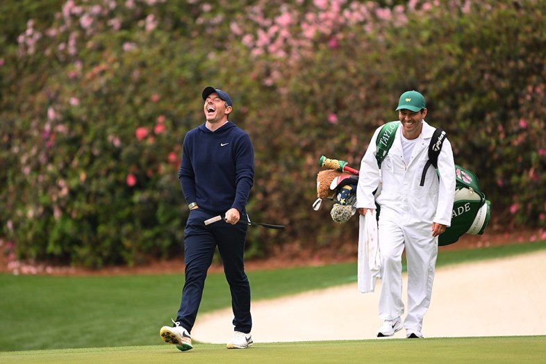 Who is Rory McIlroy's caddie?