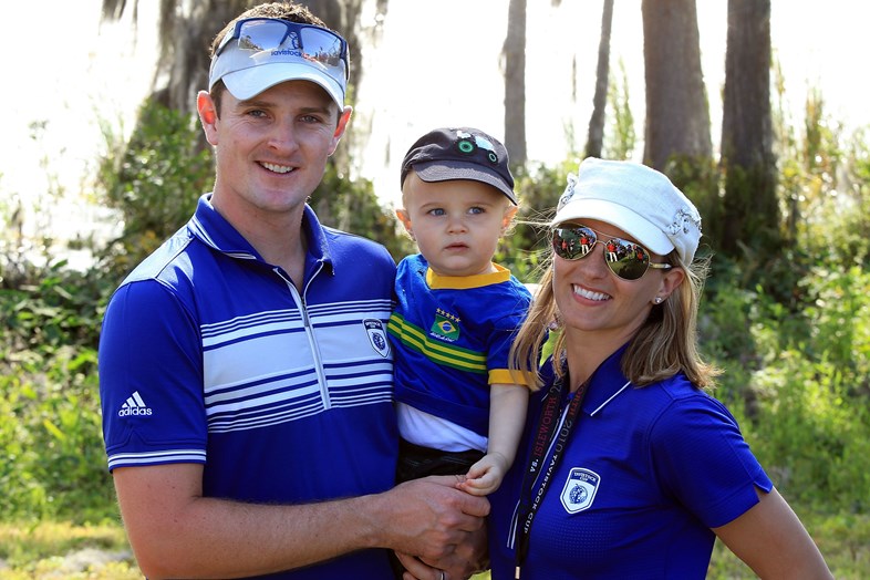 Who is Justin Rose's wife?