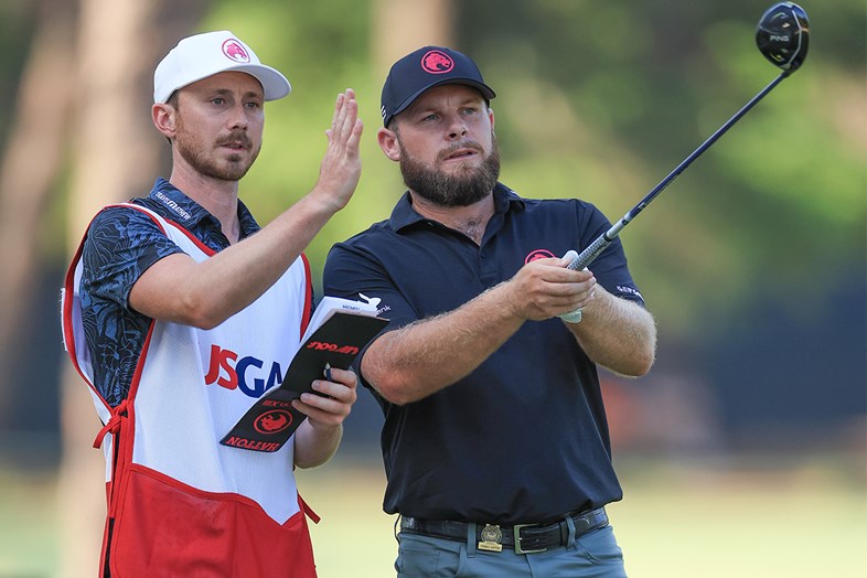Who is Tyrrell Hatton’s caddie?