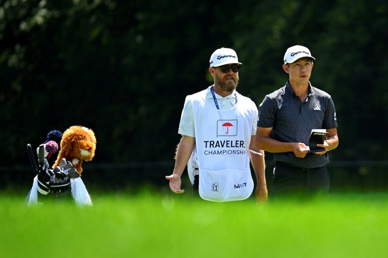 Who is Collin Morikawa's caddie?