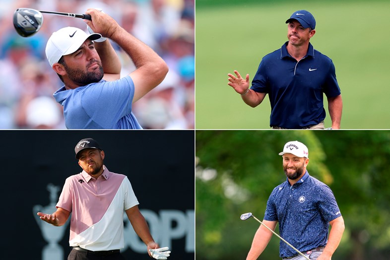 Which golfers have made the cut in all of the 2025 majors?