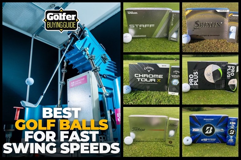 Best golf balls for fast swing speeds 2025: Robot tested