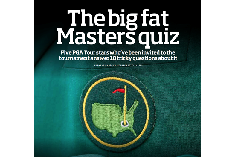 The Big Fat Masters Quiz