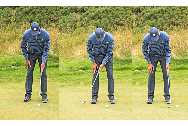 Matt Kuchar’s arm lock putting method
