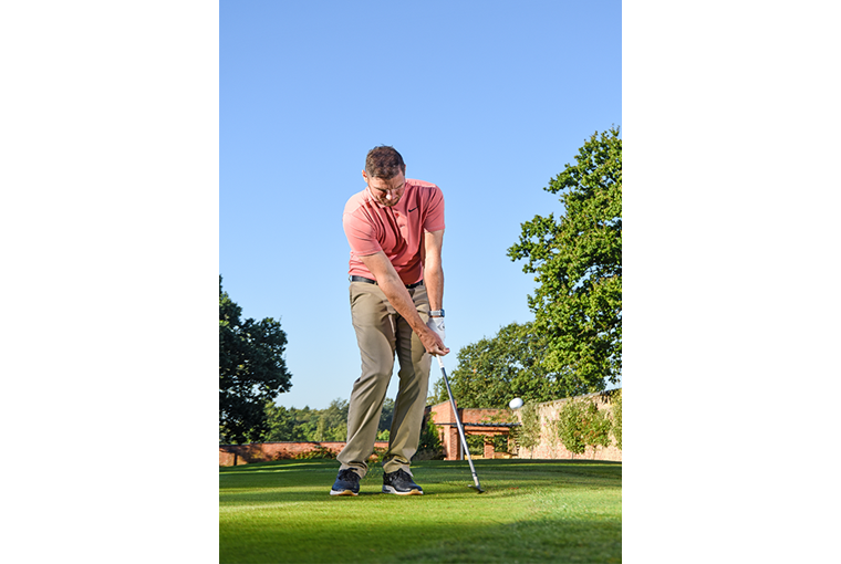 Perfect your chipping stroke