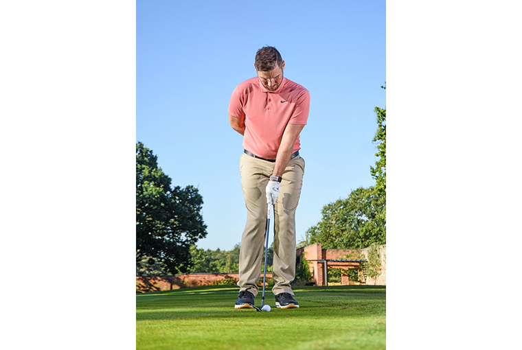 Perfect your chipping stroke
