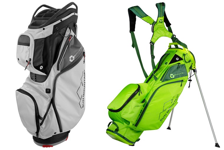The first golf bag made from recycled bottles