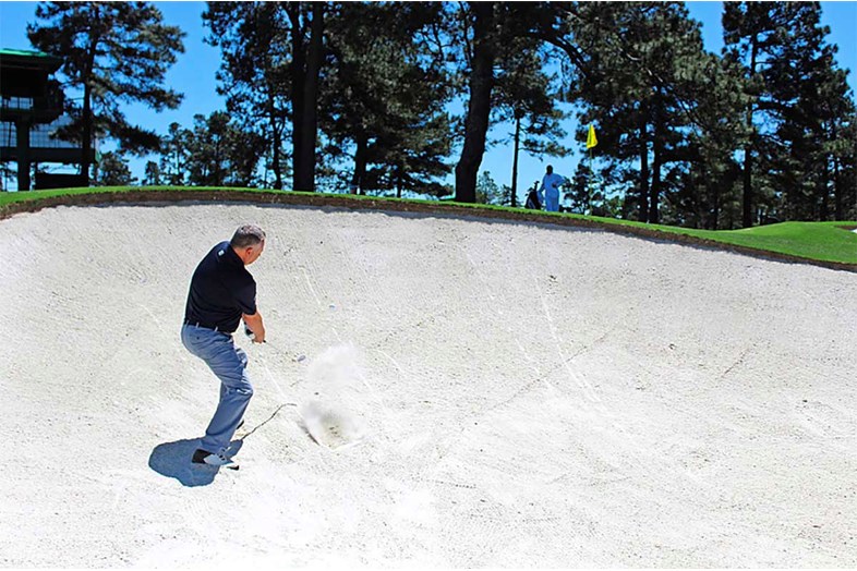 The sand isn't sand and other crazy things at The Masters